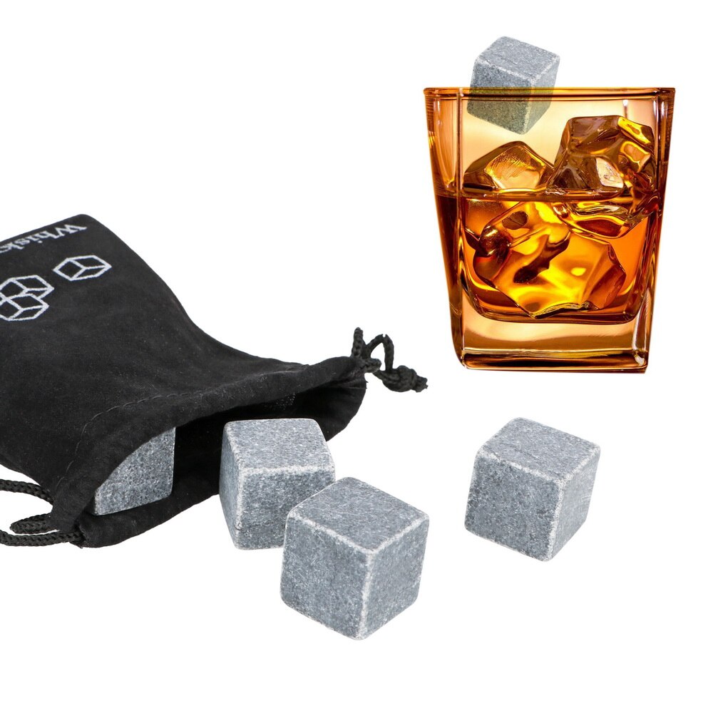 Gently Cool Ice Cube Rock Natural Whisky Stones Ro... – Vicedeal