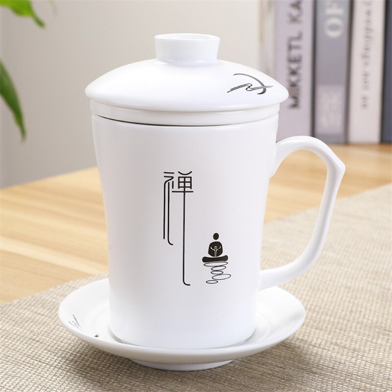 Simple Filter Teacup Ceramic Single Kung Fu Office... – Vicedeal