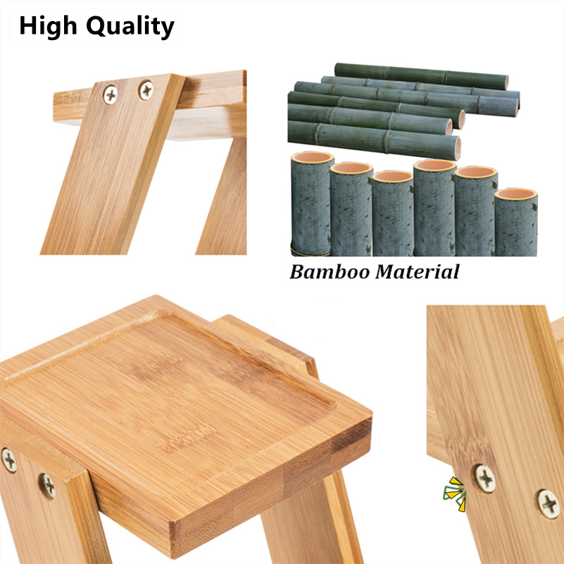 Wooden Pot Stand 3 Tier Vertical Shelf Flower Disp... – Vicedeal