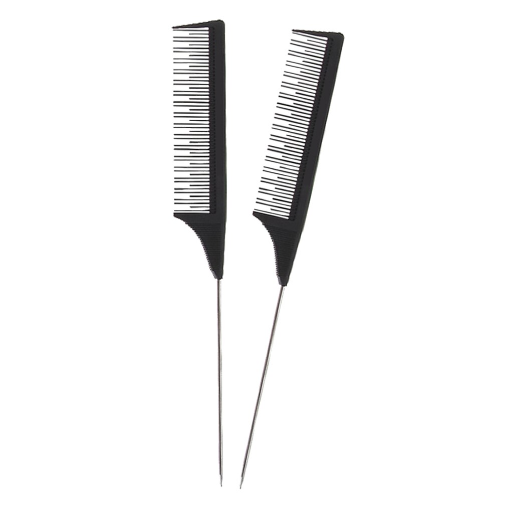 2x Rat Tail Comb for Hair Styling Weaving Selectio... – Vicedeal