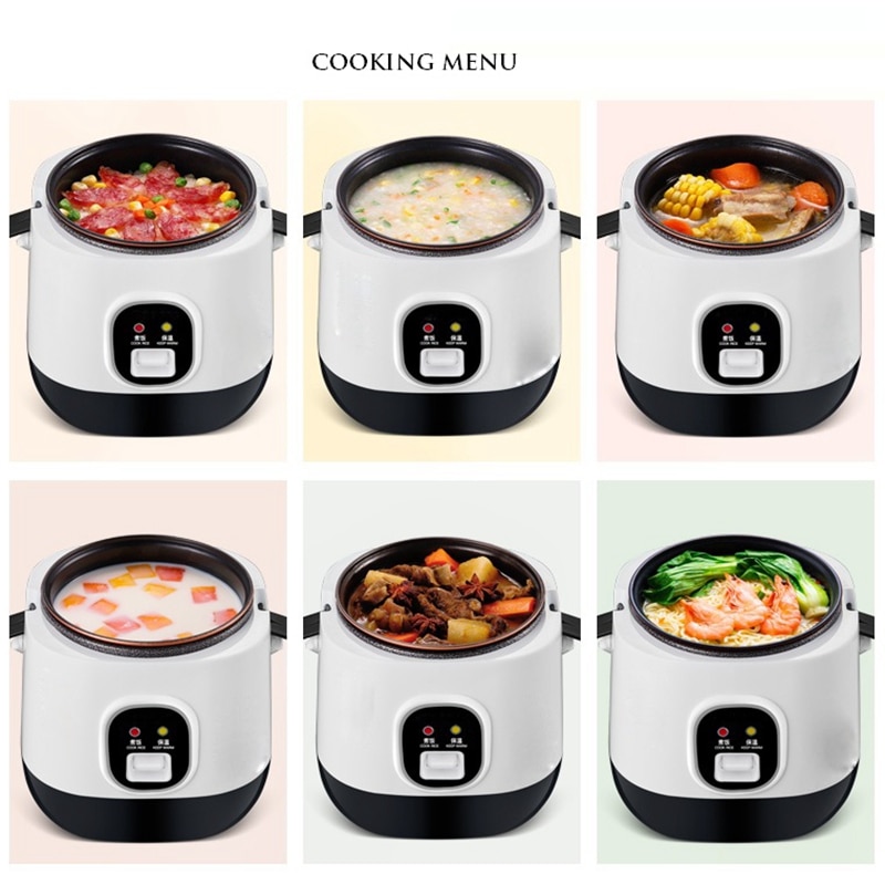 DMWD 1.2L Mini Electric Rice Cooker 220V Travel Po... – Vicedeal