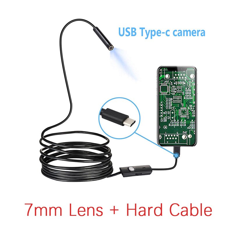 Mini Camera Endoscope IP67 2M 1.5M Hard Flexible T... – Grandado