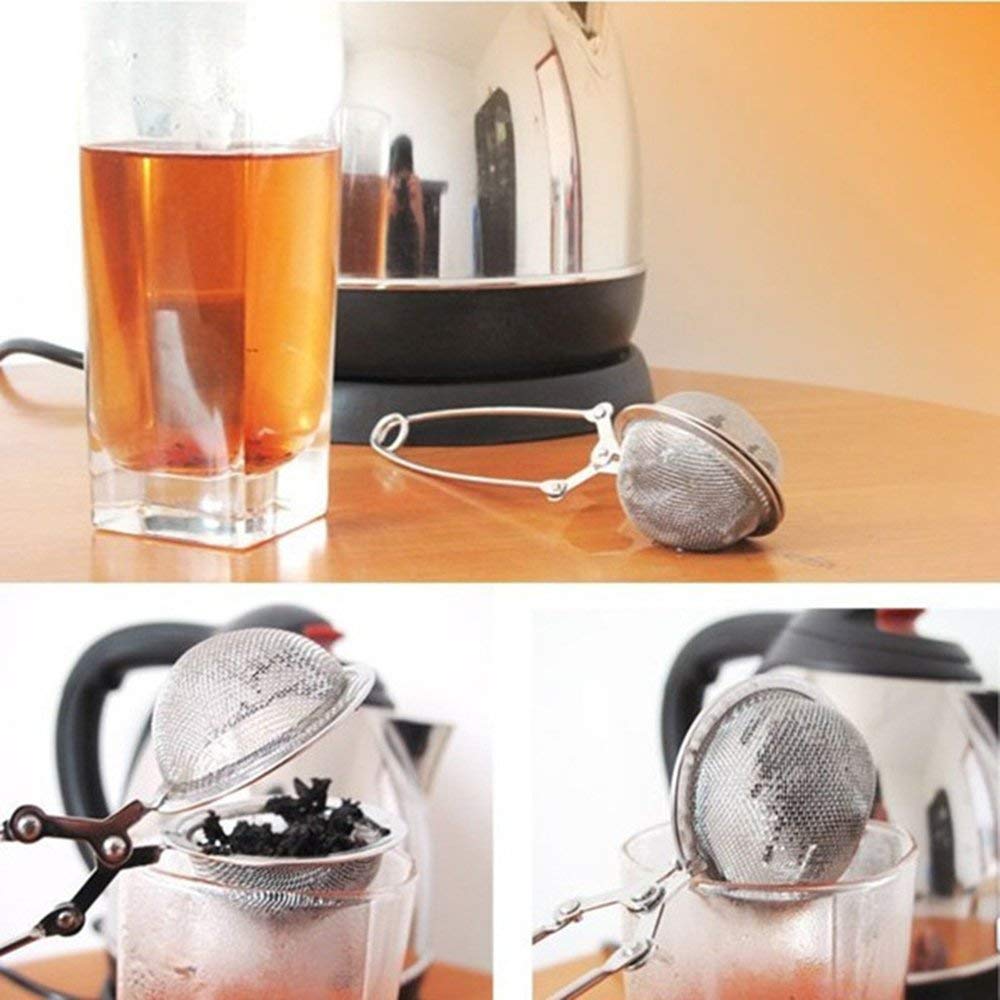 Mesh Snap Ball Tea Infuser Herbal Spice Tea Infuse... – Grandado