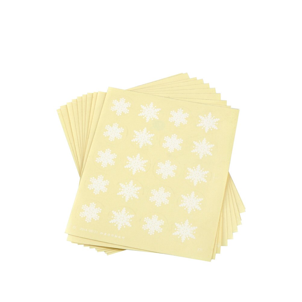 200pcs/10 sheets Snowflake PVC Clear Sticker Chris... – Vicedeal