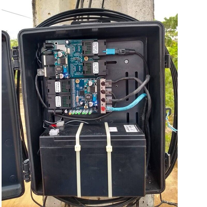 1 X 8 Core Fiber Optic Termination Box 8port FTTH ... – Grandado