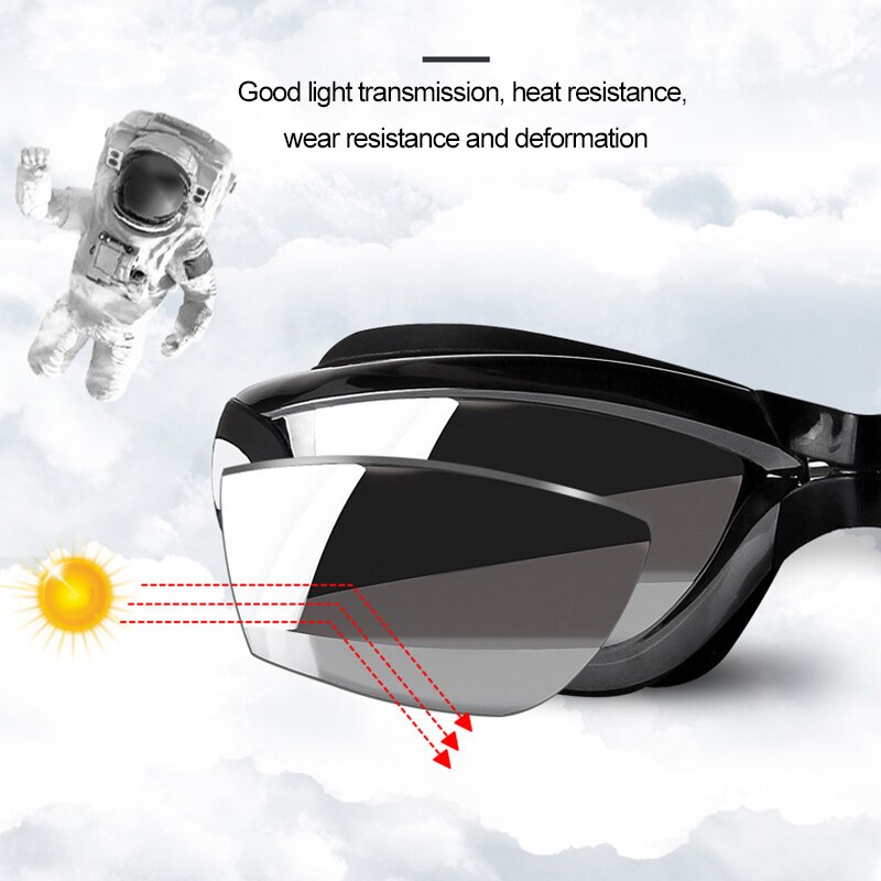 Swimming Eyes Waterproof Silicone Eyewear Protect ... – Grandado