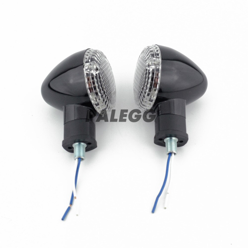 Turn Signals Motorcycles Indicators Black Chrome B... – Grandado