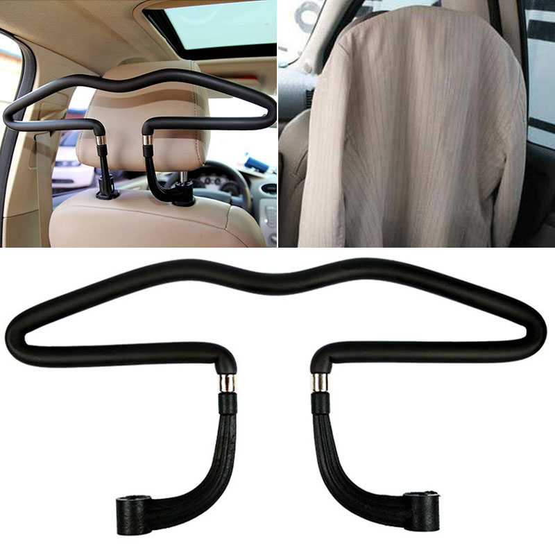 Vehemo Rvs Zwarte Auto Hanger Auto Opbergrek Kledi... – Grandado