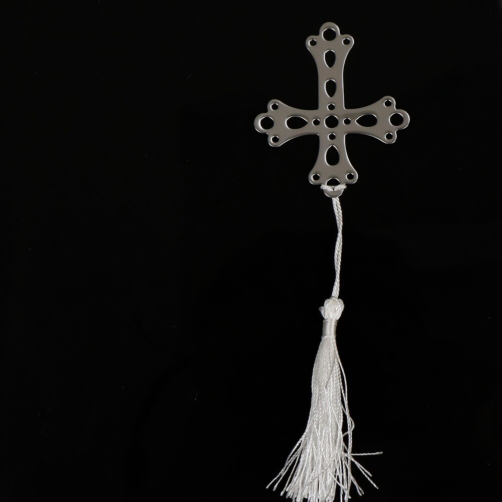 1pc Cross bookmark Love Silver Metal Bookmarks for... – Grandado