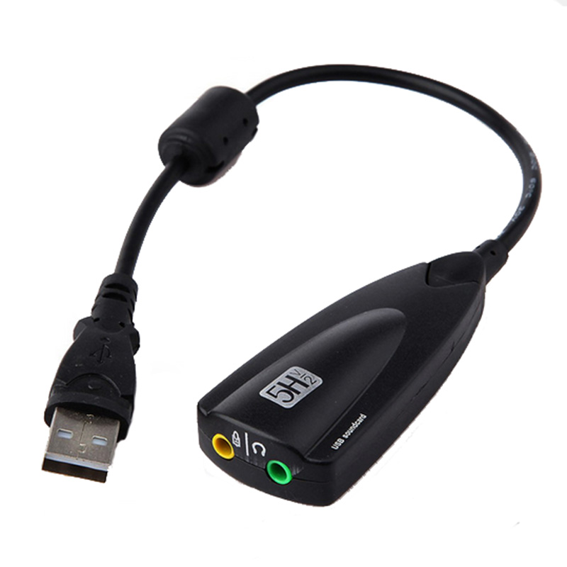 External USB Sound Card 7.1 Adapter 5HV2 USB to 3D... – Vicedeal
