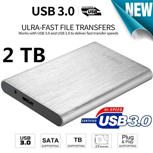 HDD 2.5" External Hard Drive Hard Disk 500gb/1tb/2... – Vicedeal