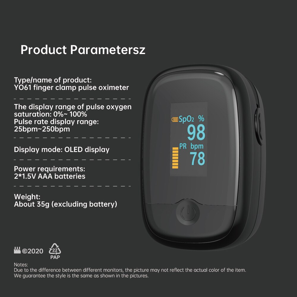 RegulardMed Finger Pulse Oximeter Portable Fingert... – Grandado