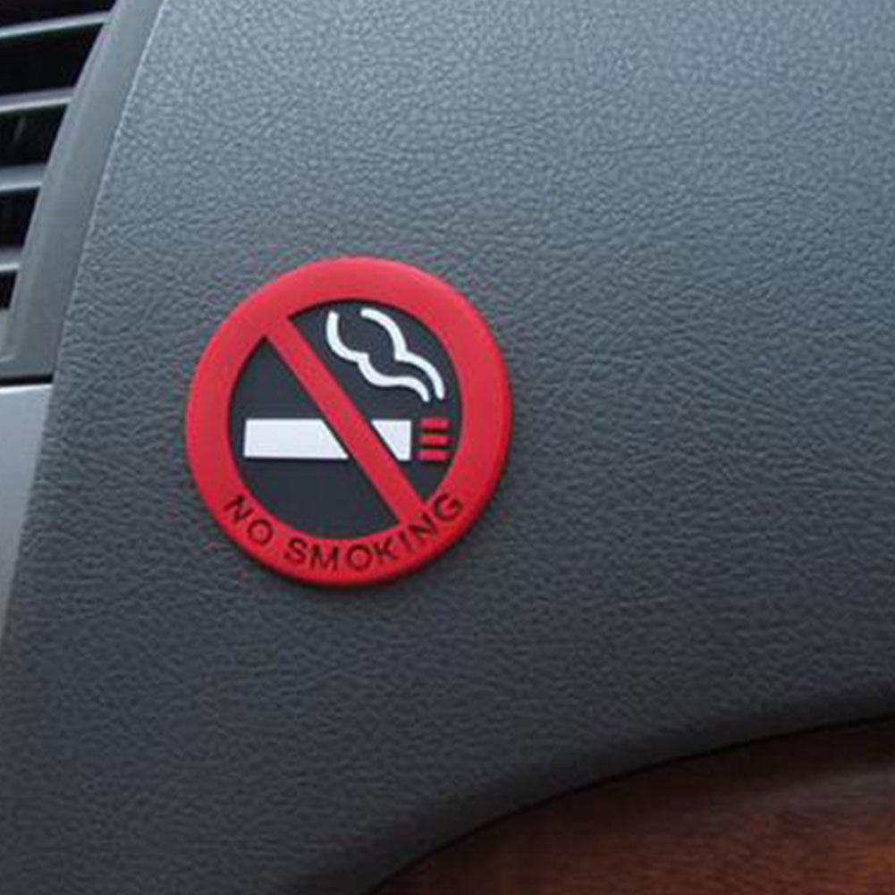 Universal No Smoking Car Stickers Styling Round Re... – Grandado