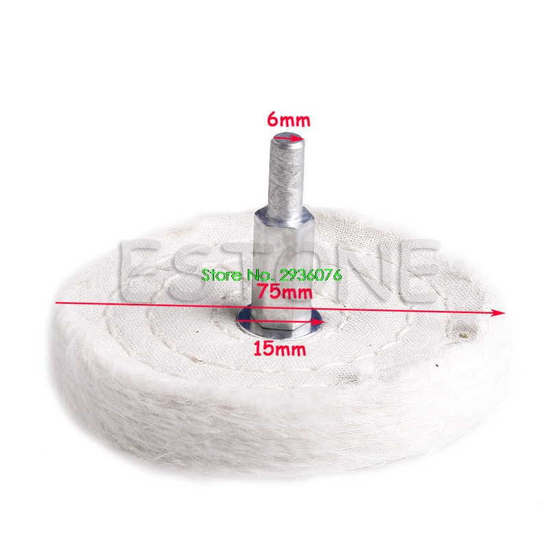 1/4'' Shank 3'' Cloth Polishing Mop Wheel Power Ba... – Grandado