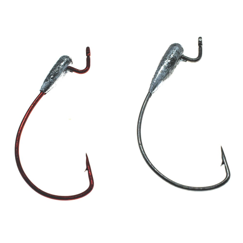 5PCS/LOT Wide Gap Offset Hooks 2G/3.5G Lead Offset... – Grandado