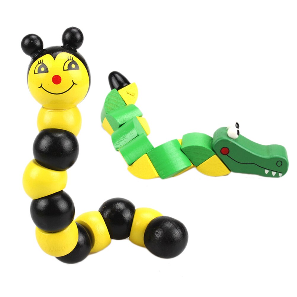 Insert Puzzle Educational Wooden Toys Wooden Twist... – Grandado