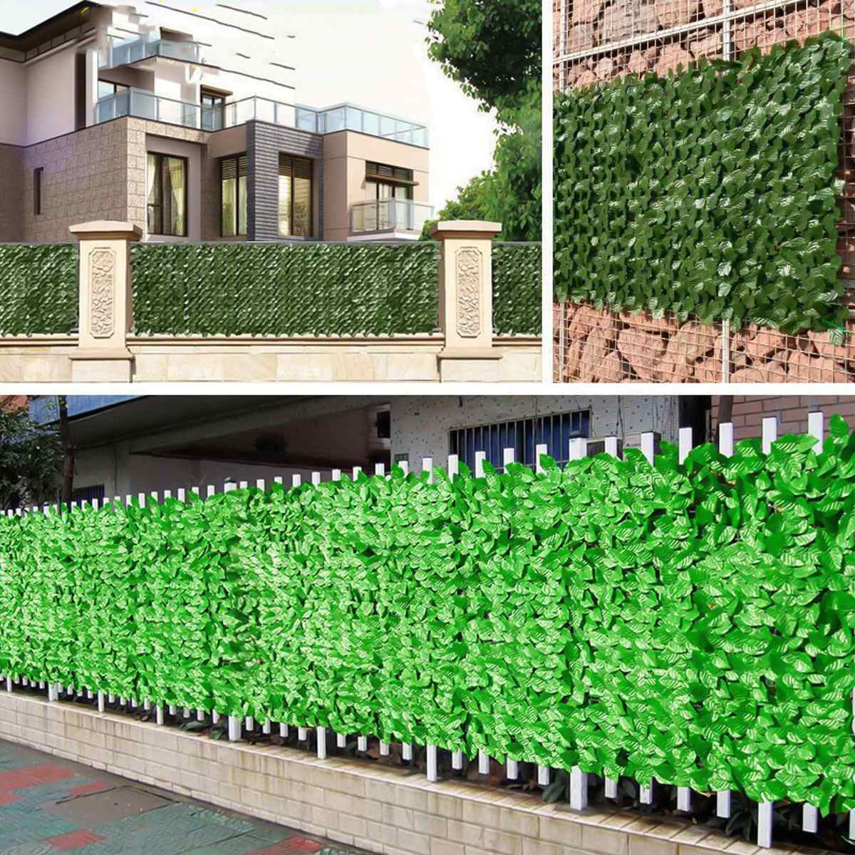 Artificial Leaf Privacy Fence Roll Wall Landscapin... – Grandado