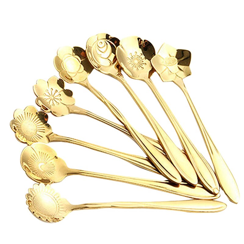 Cucharas de acero inoxidable surtidas, cucharas cr... – Grandado