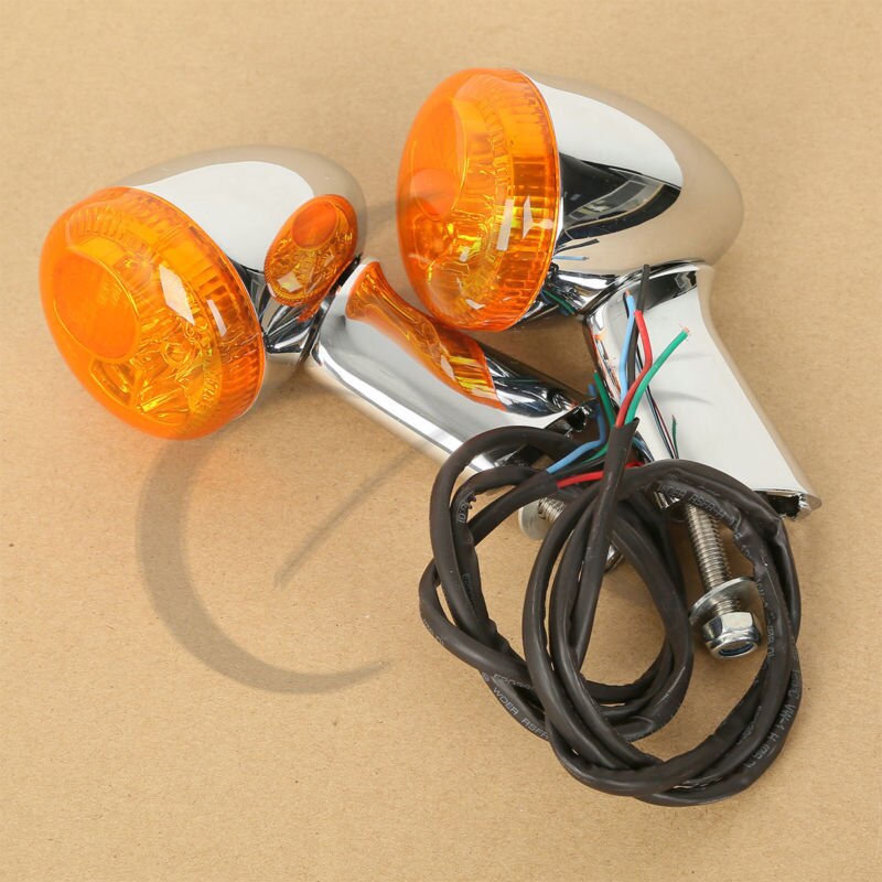 Motorcycle Amber Rear LED Turn Signal Lights Indic... – Grandado