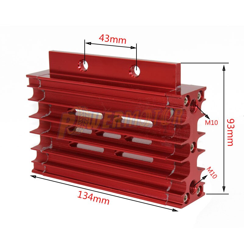 Cnc Cooling Radiator Pit Dirt Bike Oliekoeler Kit ... – Grandado