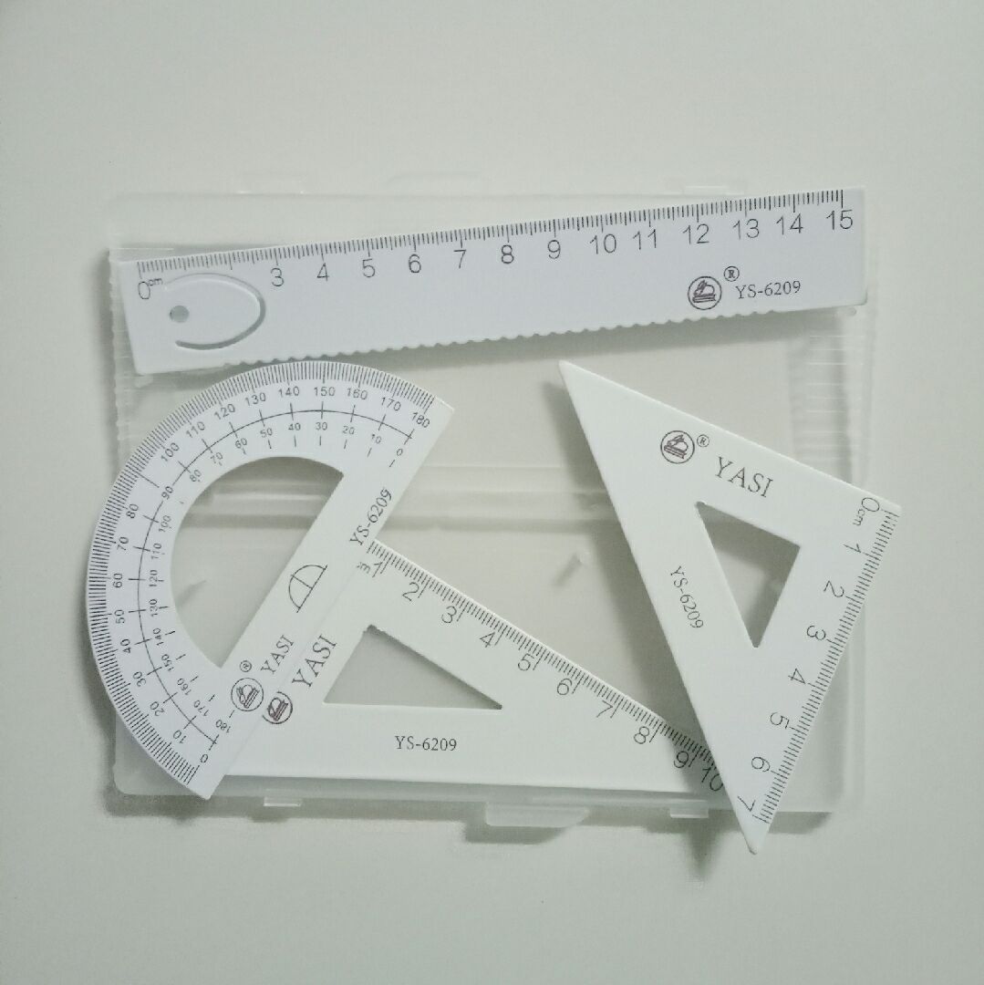 4pcs/set Metal Ruler Set Metal/Plastic/Soft Geomet... – Grandado