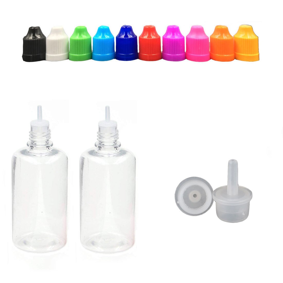 20PCS 3ML-50ML PET Clear Dropper Bottles Empty Pla... – Vicedeal