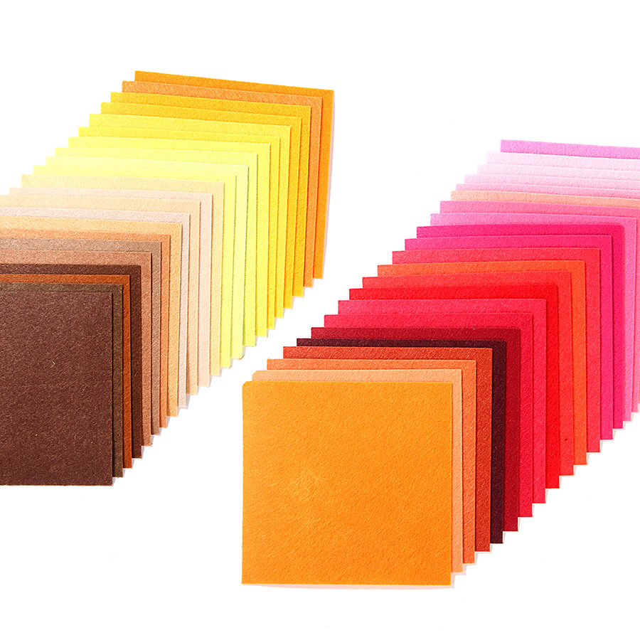 88 kleuren Vilt Stof Geweven Vilt 1mm Dikte 88 She... – Grandado