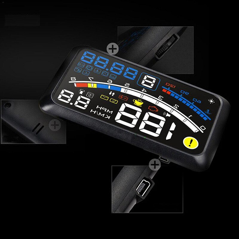 5.5" Car HUD Holder Bracket OBDII OBD2 Port Head U... – Vicedeal