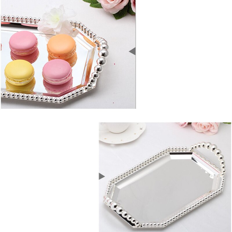 Metal Silver Plated Tray, Dessert Tray, Cake Plate... – Vicedeal