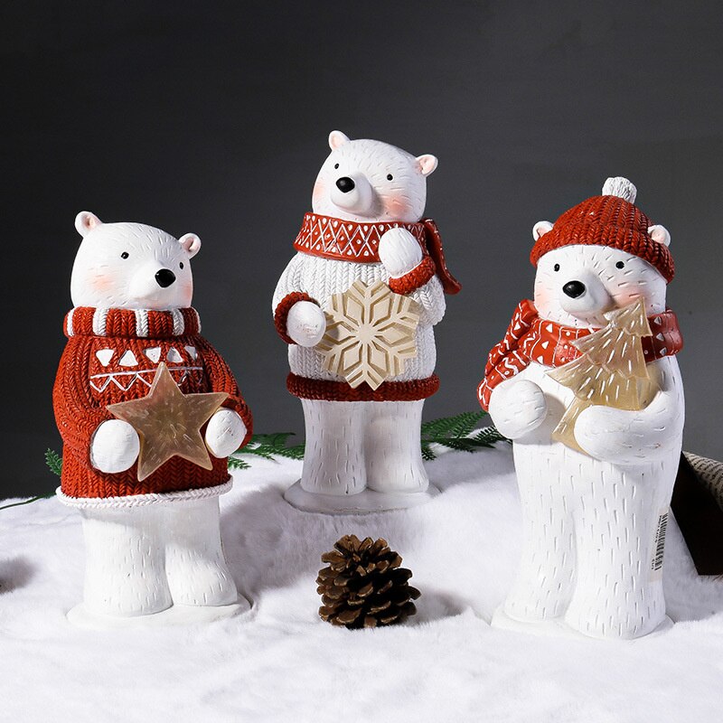 Kerst Sneeuwpop Kerstman Beer Ambachten Luxe Creat... – Grandado