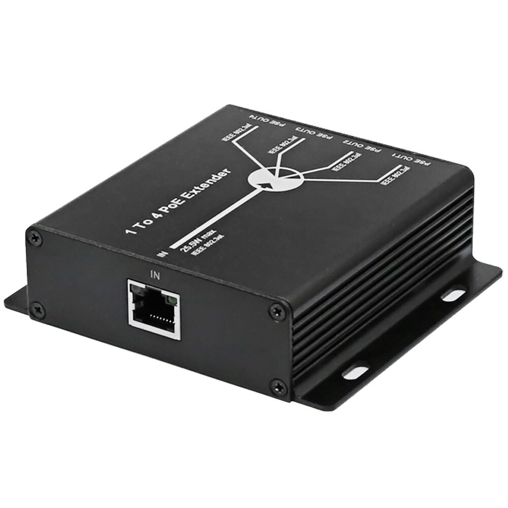 CCTV PoE Extender 1 input 4 output for POE/IP came... – Grandado