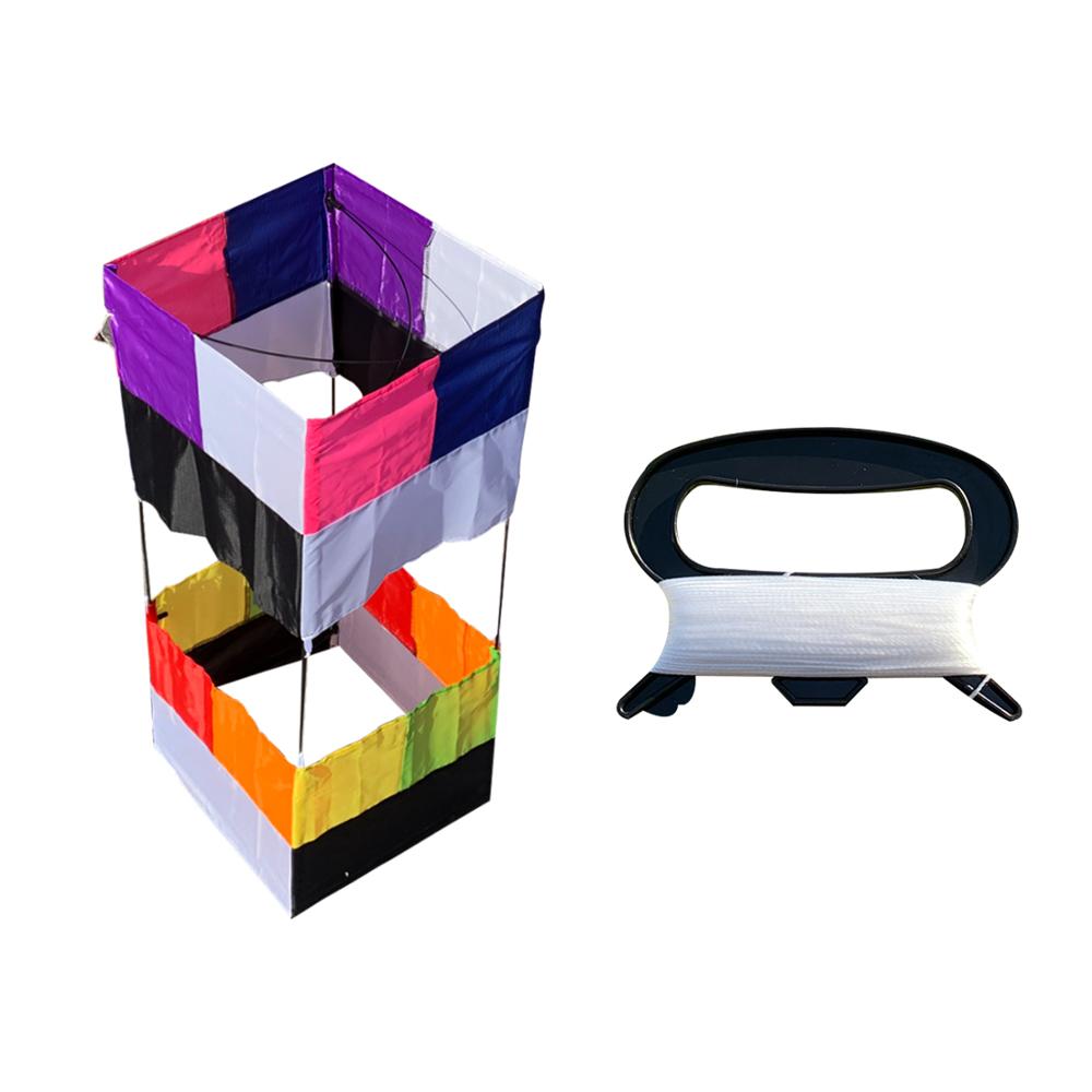 9KM Traditional 3D Box Kite 85cm*30cm For Kids Eas... – Grandado