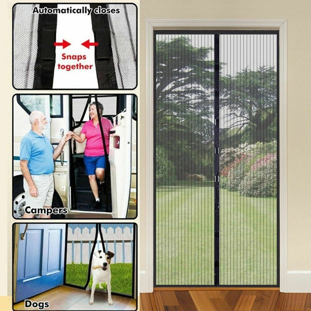 Magnetic Fly Screen Door, Automatic Fly Insect Scr... – Grandado