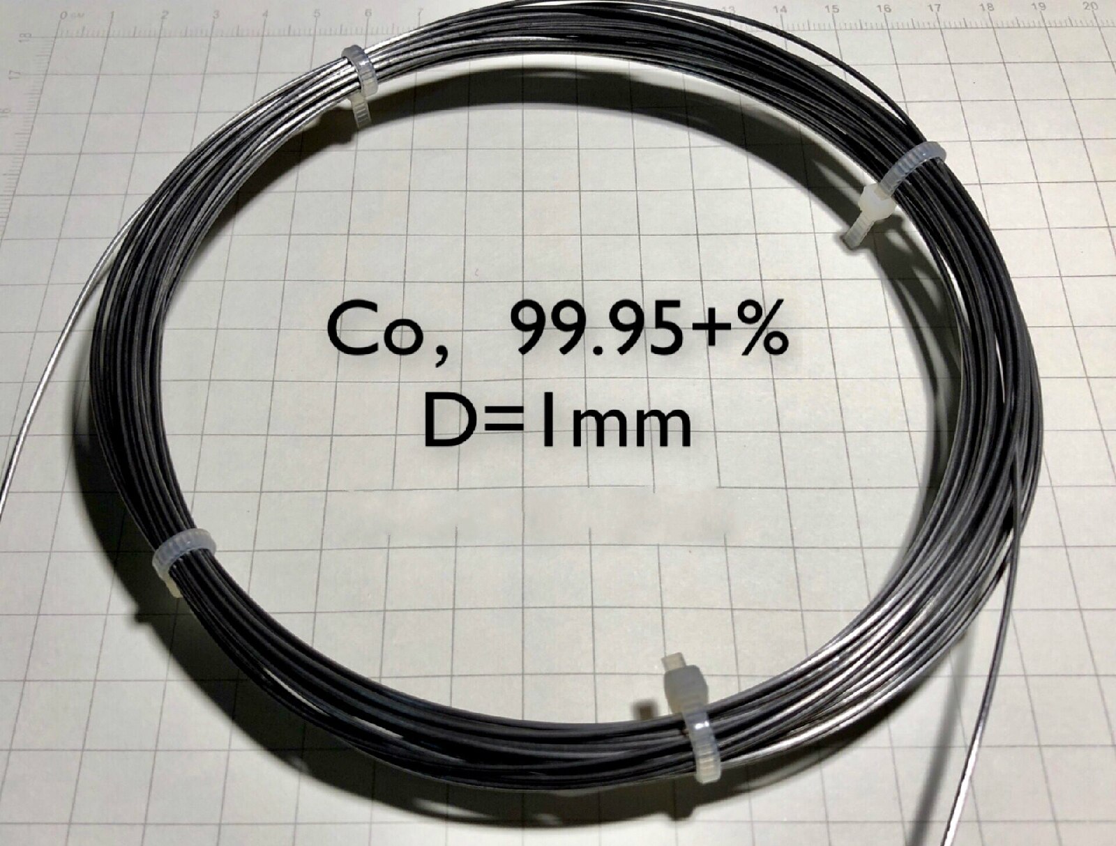 Platinum Wire Platinum Pt Metal Wire 99.99% PURE! Diameter 1mm Solid ...