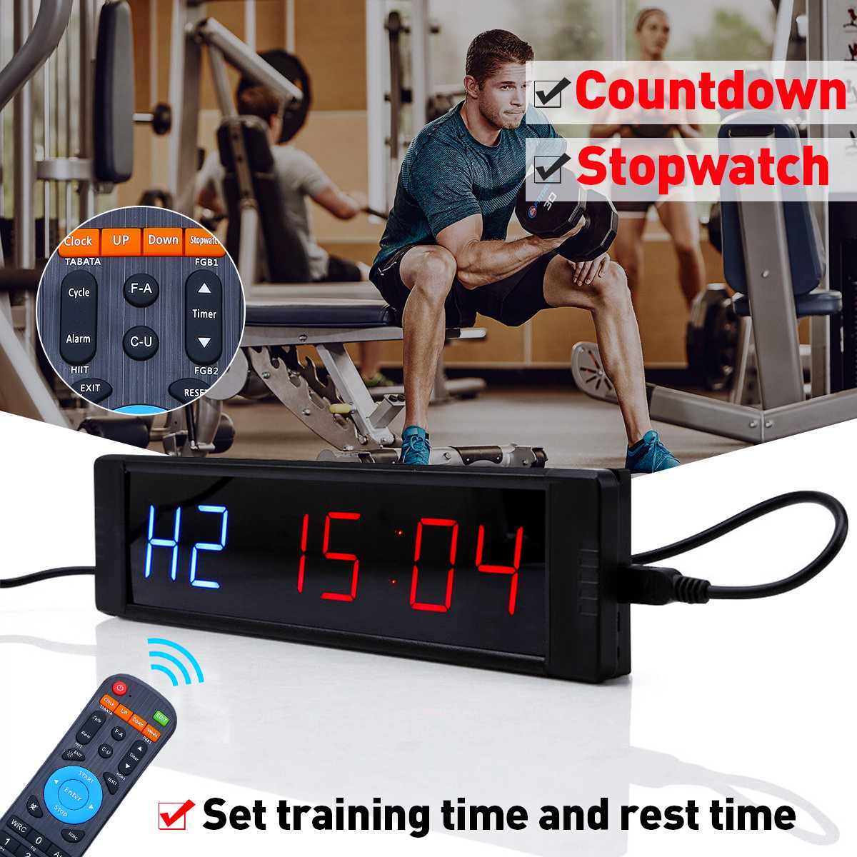 Training Timer Led Display Elektronische Klok Stop... – Vicedeal