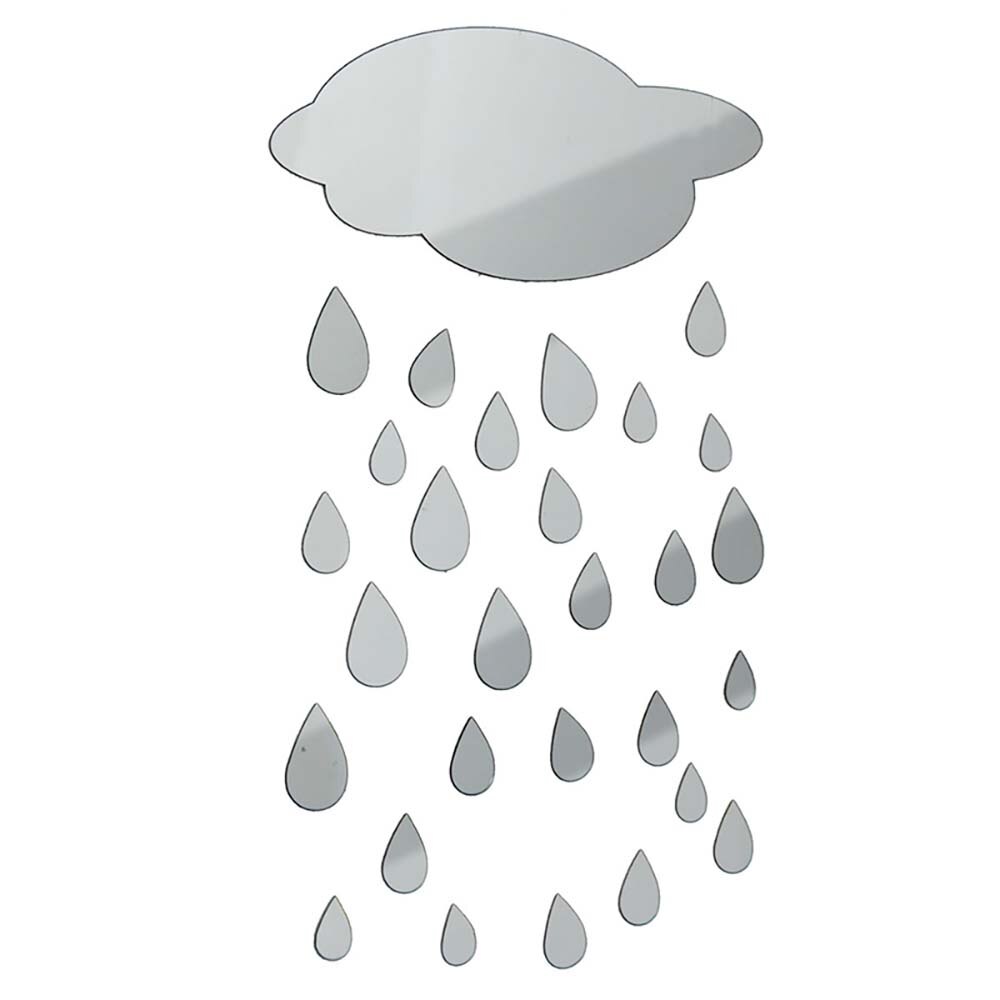 Cloud Raining Pattern Art Mural Decal Decoration f... – Grandado