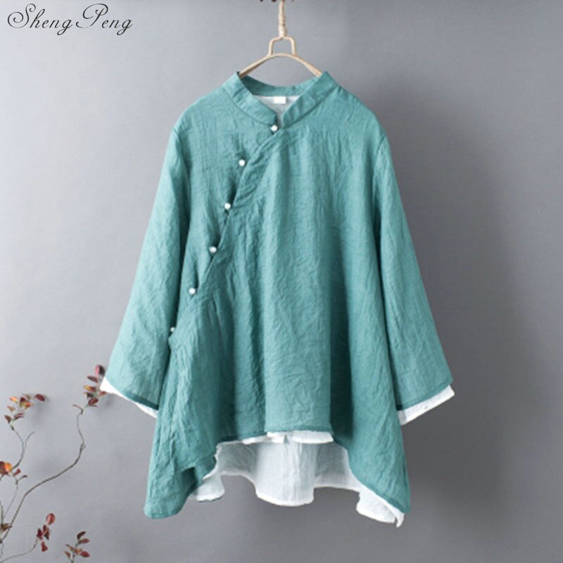 Cheongsam top chinese style clothing traditional c... – Grandado