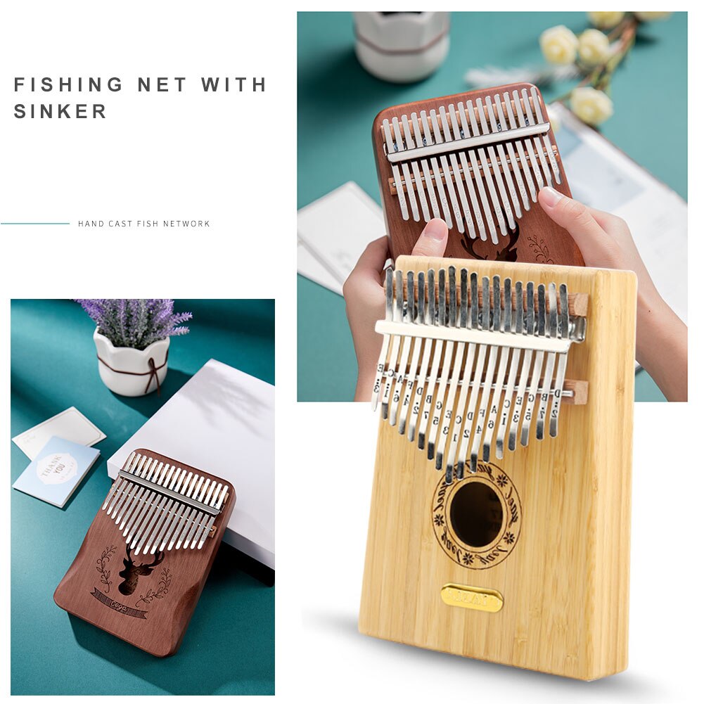 17 Keys Exotic Style Kalimba Bamboo Musical Instru... – Grandado