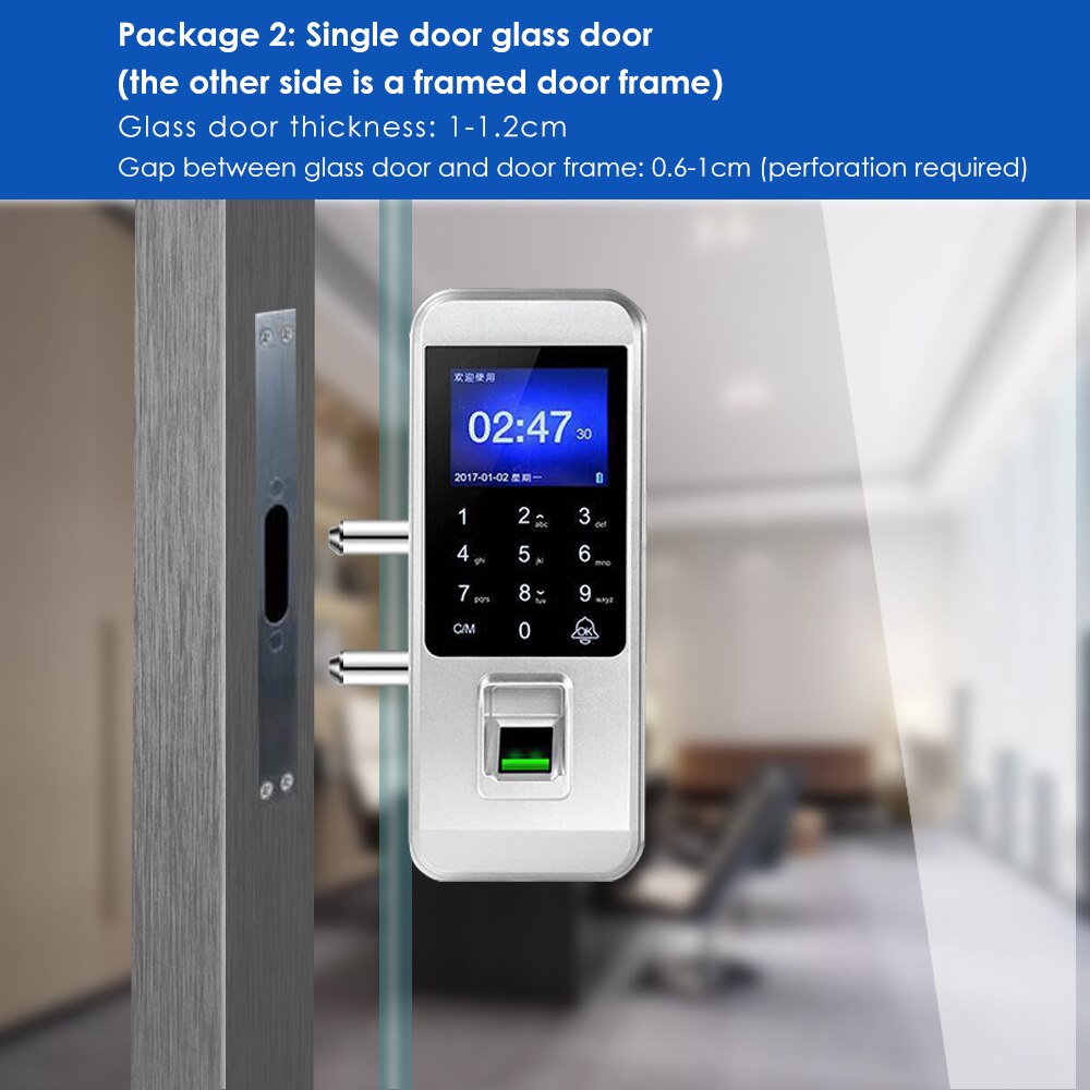 Fingerprint electronic door lock Office single/dou... – Grandado