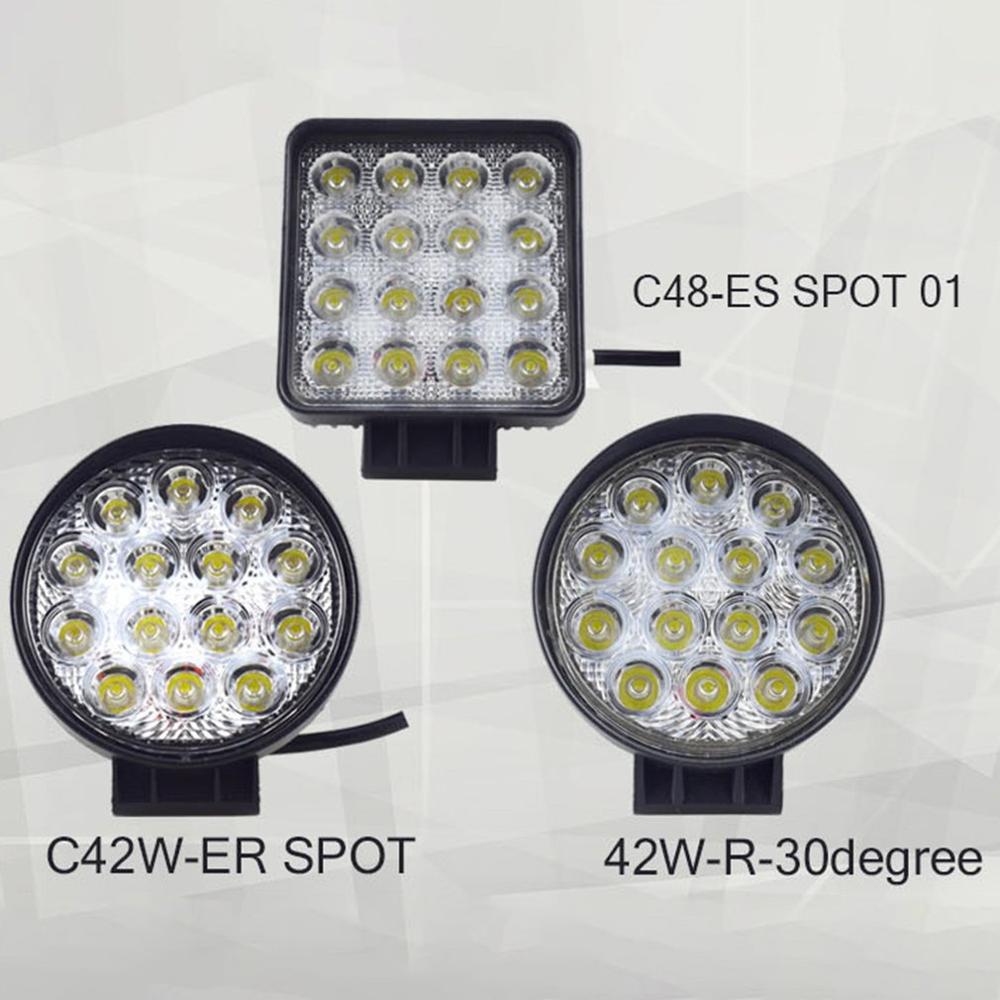 Automotive led work light 48W wild car light engin... – Grandado