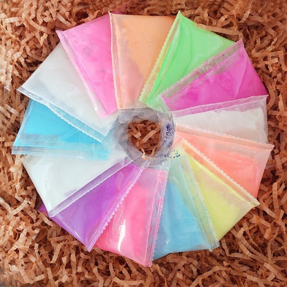 12 Colors 10Grams Fluorescent Powder Glow In The D... – Grandado