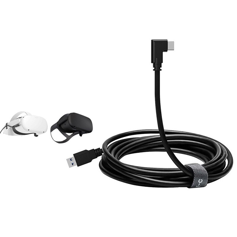 For Oculus Quest 2 Link 5M USB 3.2 Cable Data Line Type C Cable Steam ...