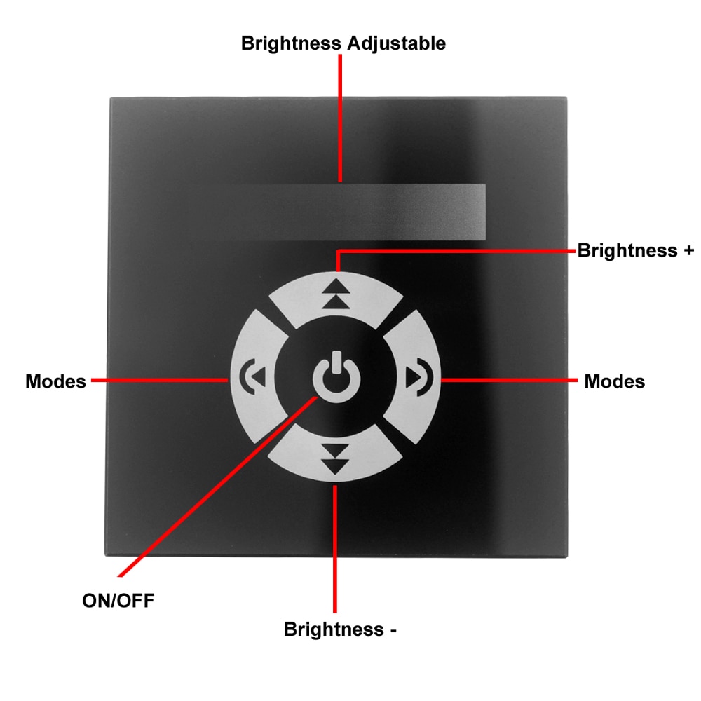 Touch Led Dimmer 220v EU Standard Output Led Dimme... – Grandado