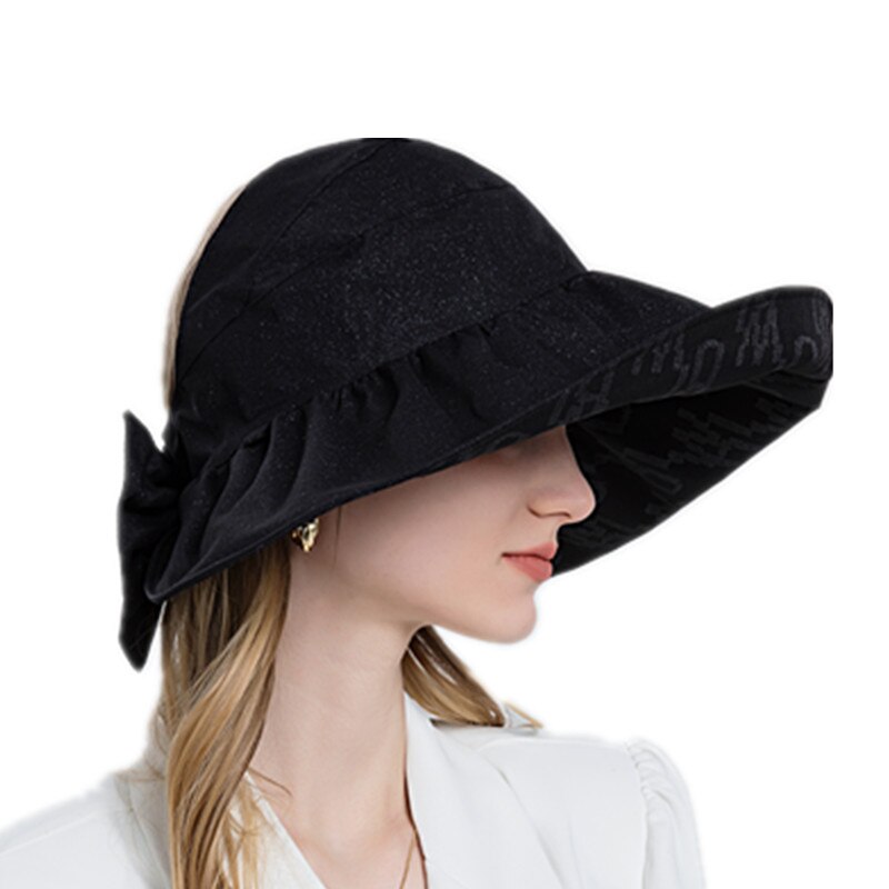 Women Empty Top Bucket Hat Summer Cotton Double Si... – Vicedeal
