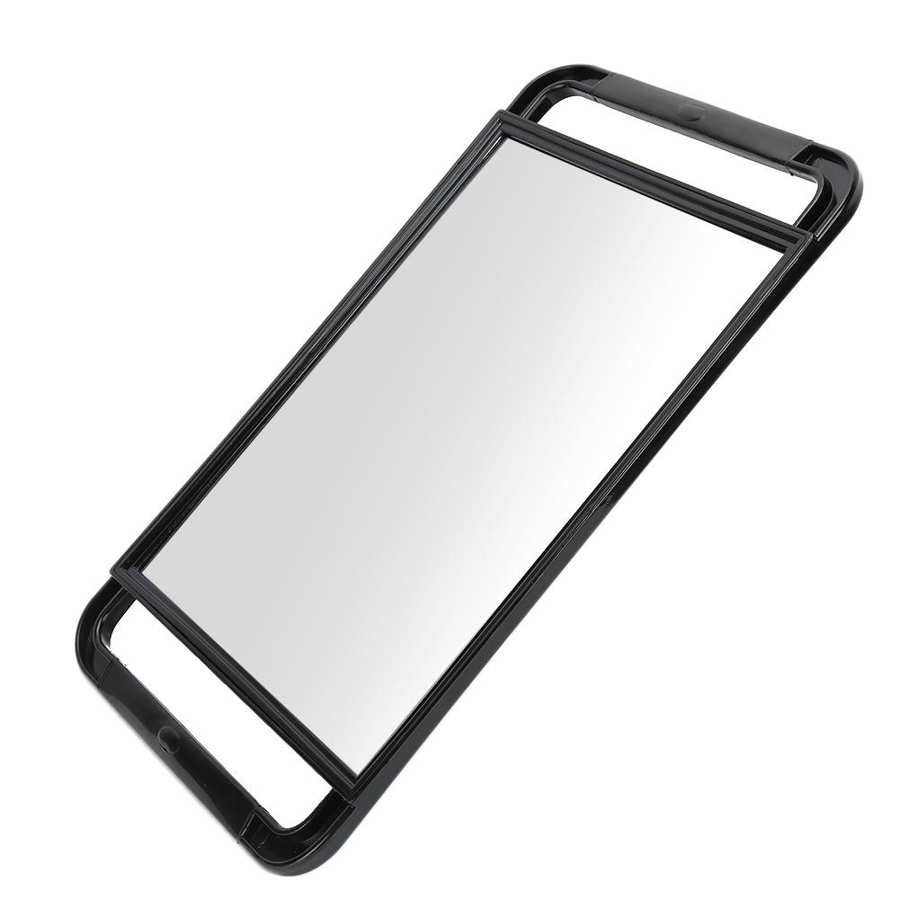 Double Handle Mirror Large Rectangle Makeup Barber... – Grandado