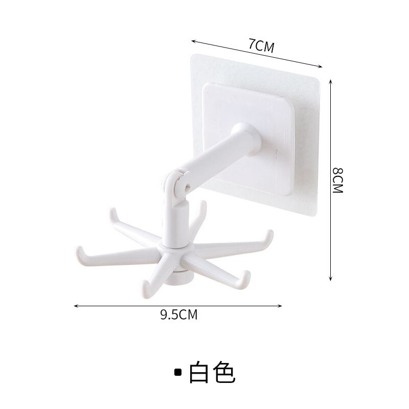 Multi function rotatable hook, no drilling, strong... – Grandado