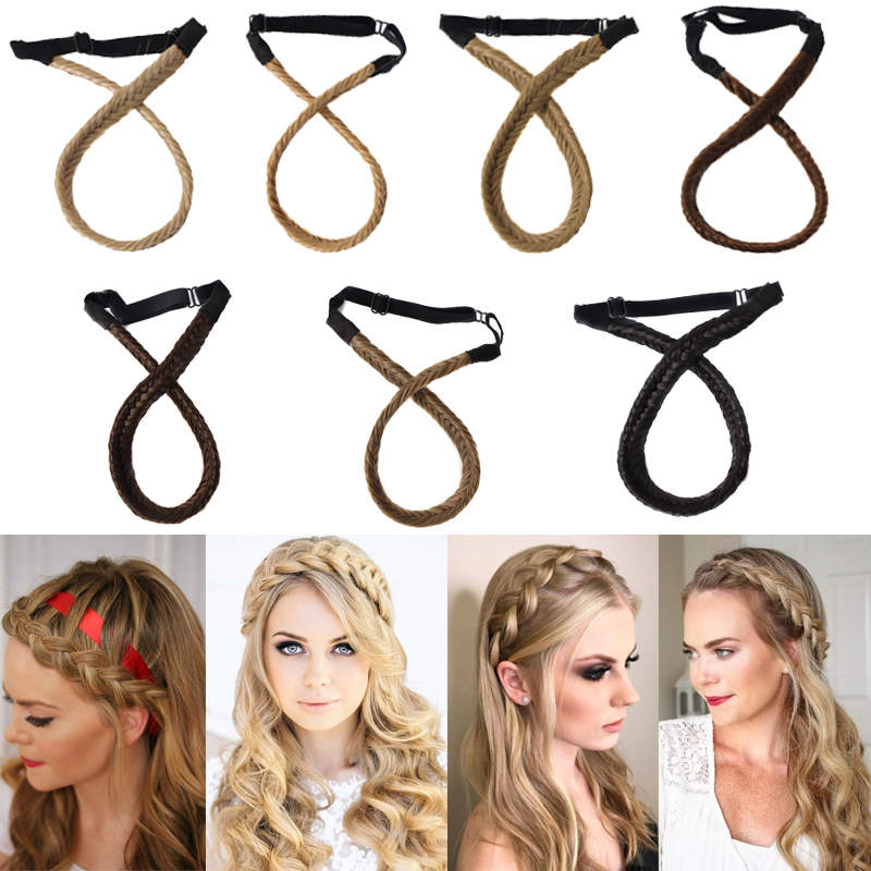 AILIADE Fishbone Braids Elastic band made of hair ... – Vicedeal