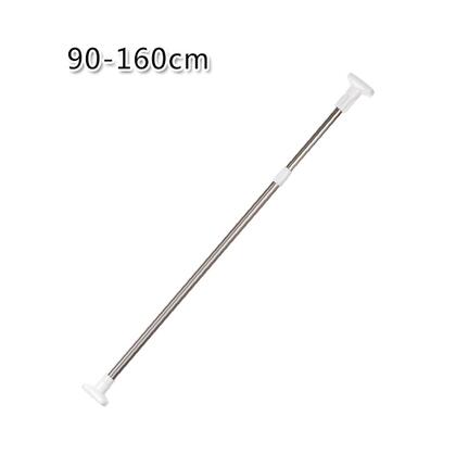 Bathroom Shower Curtain Rod Retractable Straight P... – Grandado