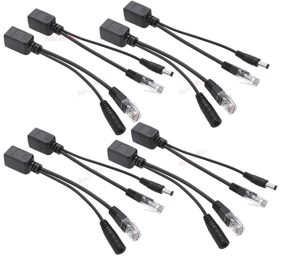 8 stücke (4 pairs) POE Adapter kabel Anschlüsse Pa... – Vicedeal