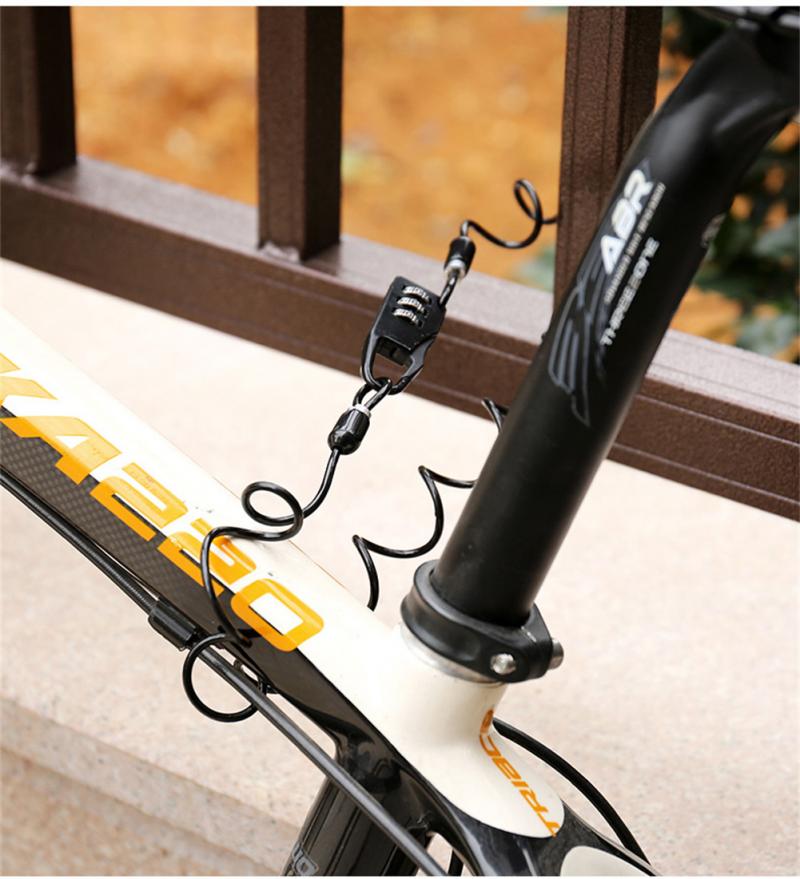 Fietsslot Anti-Diefstal Helm Slot Motorfiets Fiets... – Grandado